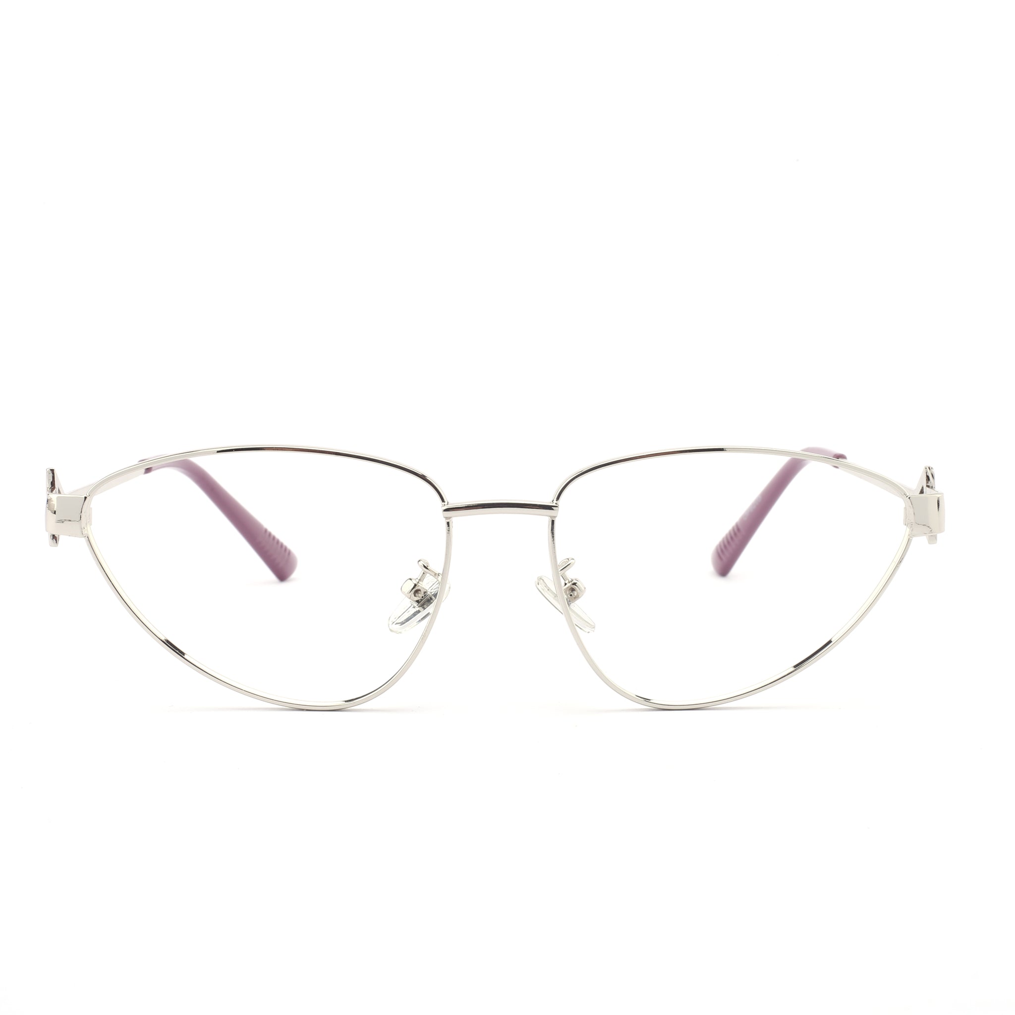 Beatrice Lightweight Cat-Eye Metal Glasses - Minimalist Optical Frames 2025